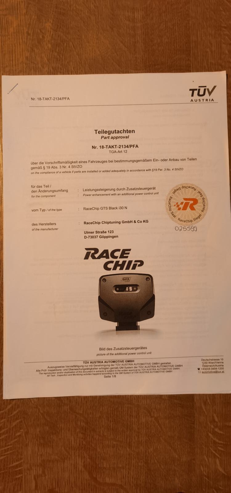 RacingChip GTS Bluetooth