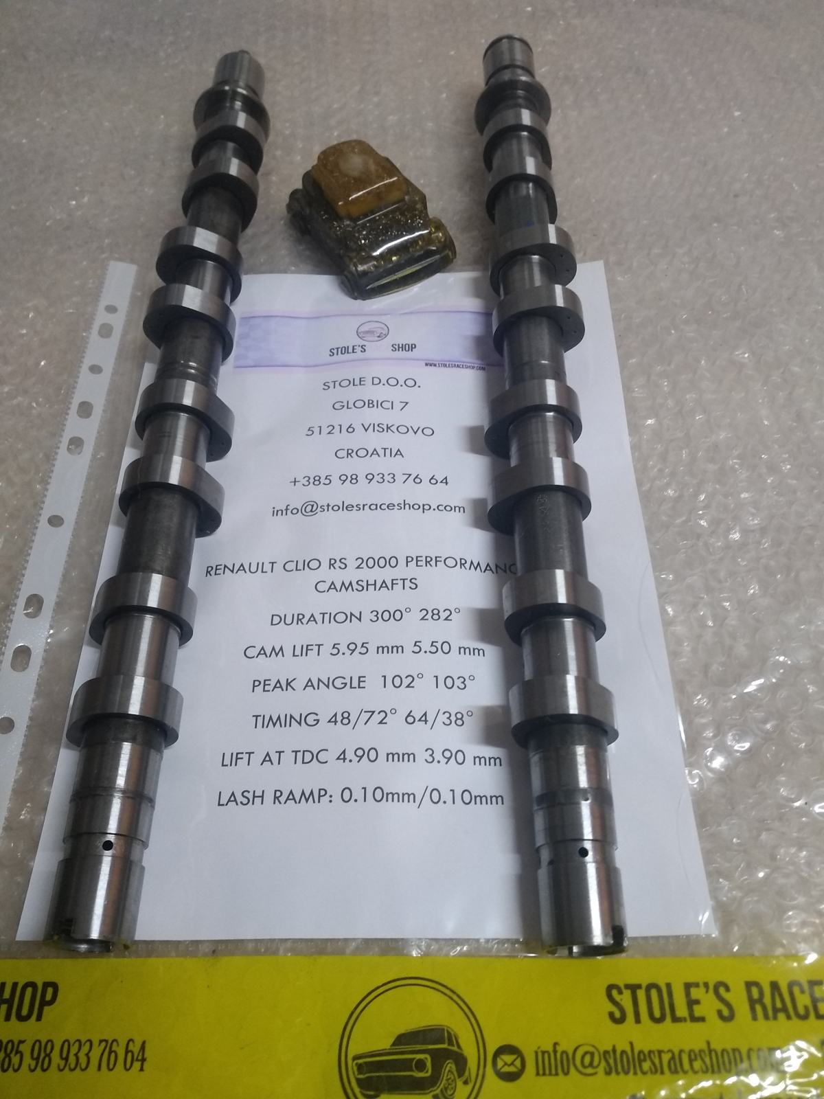 Trkaće bregaste Renault Clio 2 Sport RS 2,0 16V