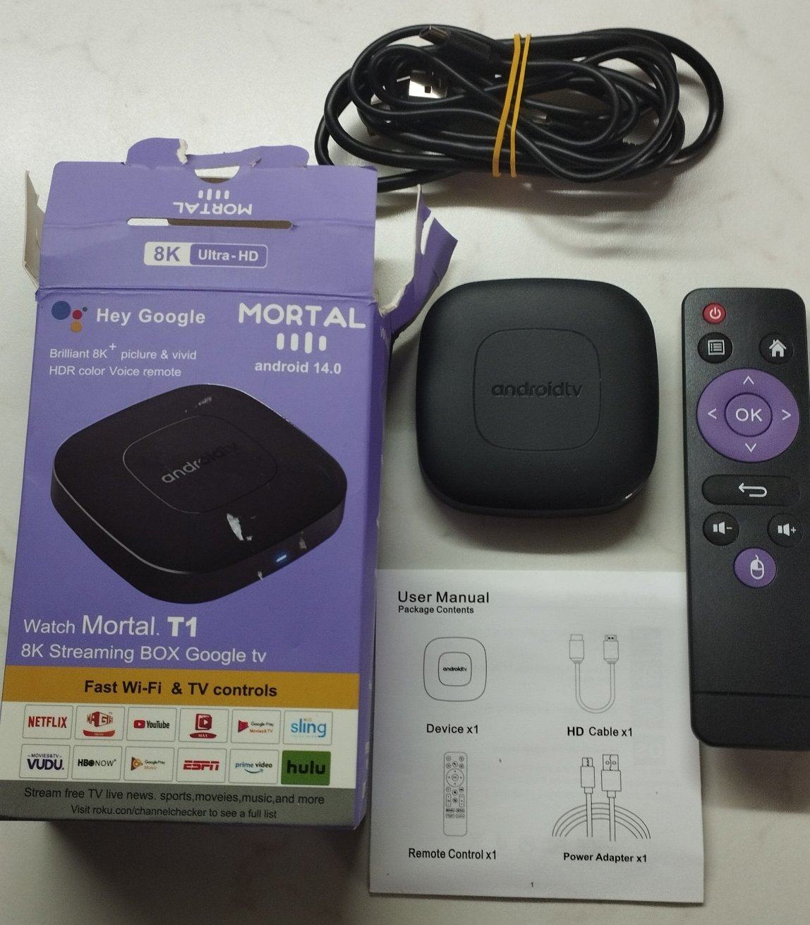 Android TV box Mortal T1