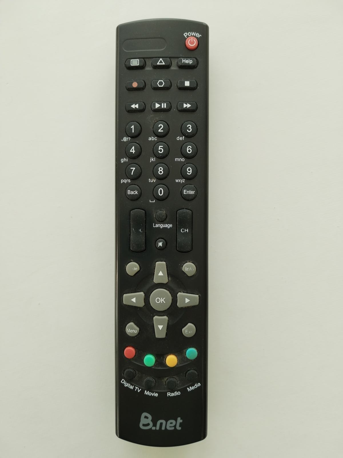 DALJINSKI UPRAVLJAČ B.NET ZA TV - NOVIJI MODEL