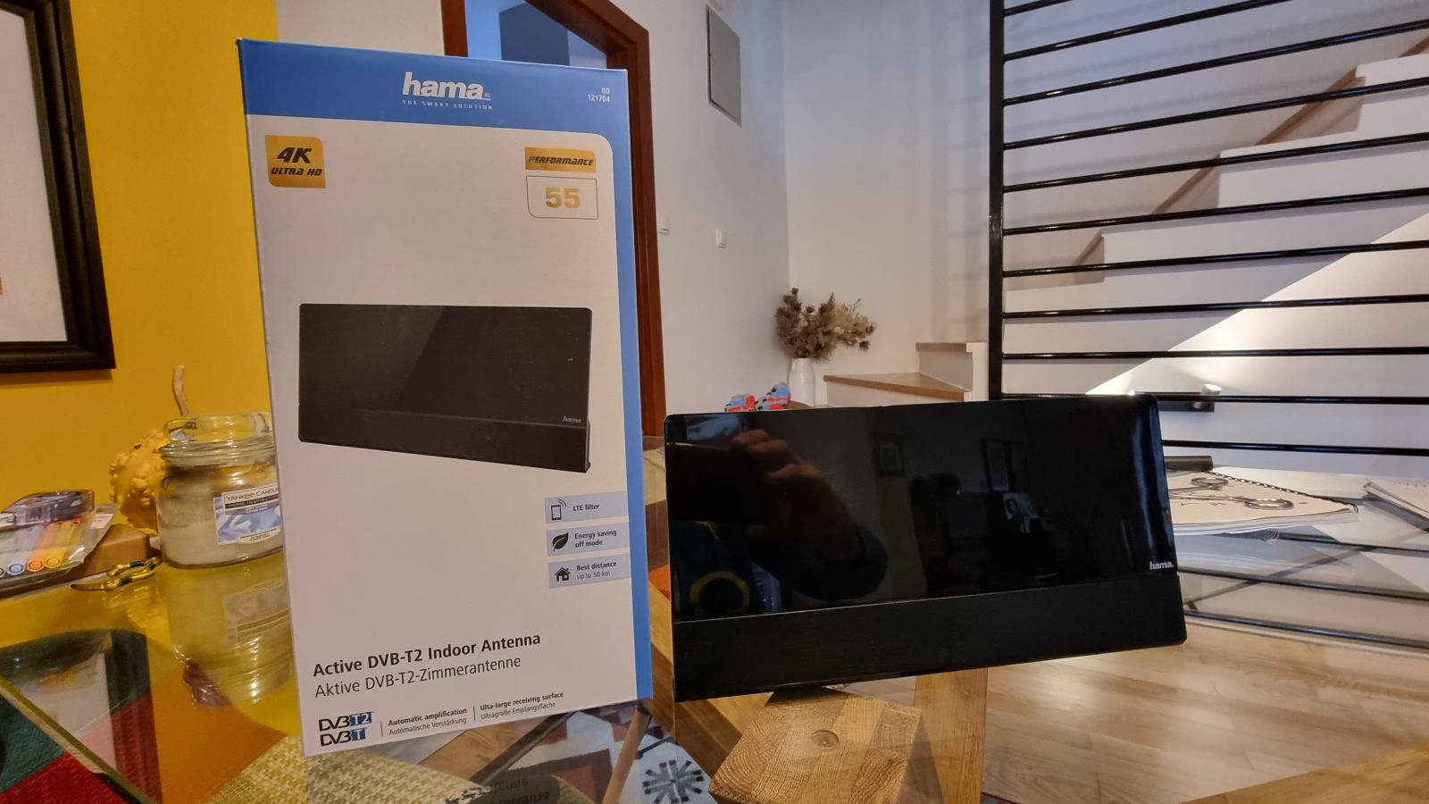 DVB-T2 kućna antena Hama, DVB-T / DVB-T2 i digitalni radio prijem DAB