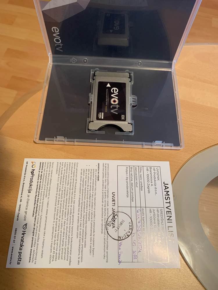 EvoTV modul kartica