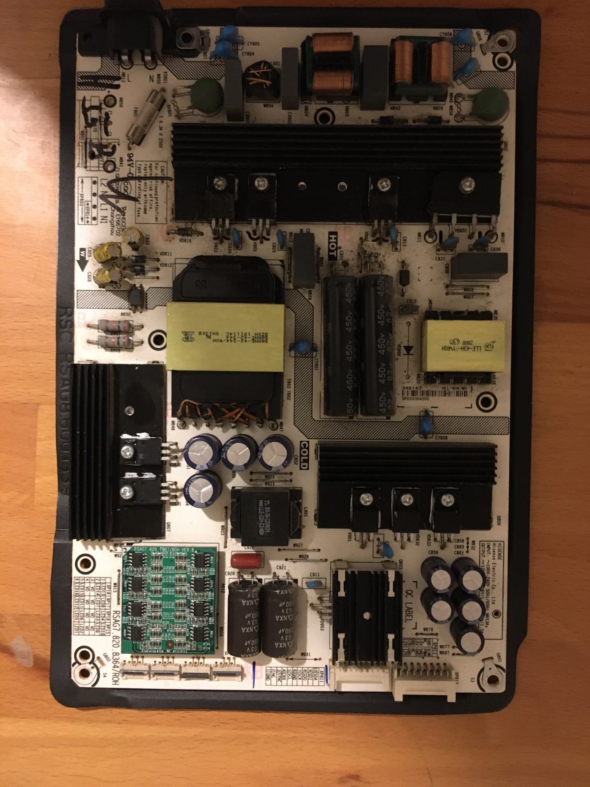 Hisens H55B Napajanje RSAG7.820.8364