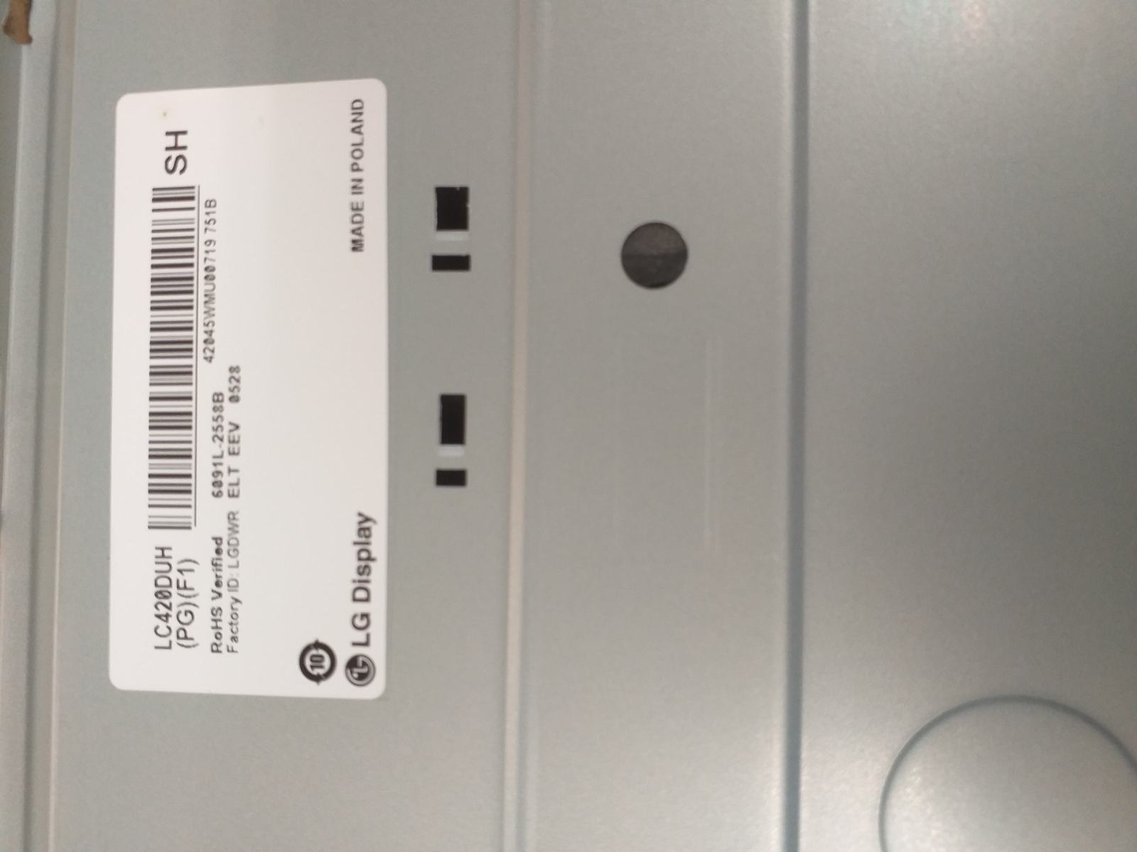 Ispravni dijelovi za LG 42LB730V