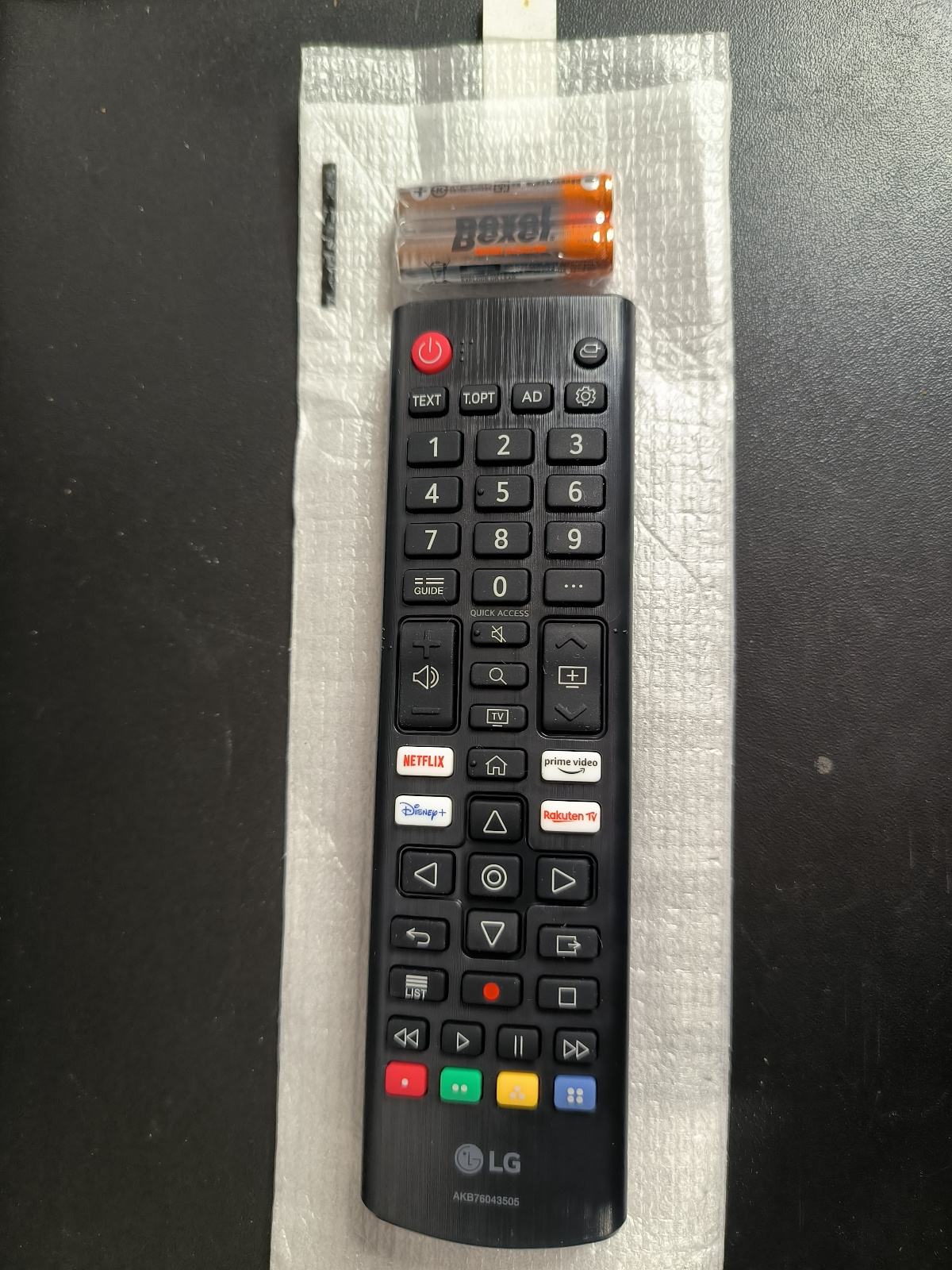 Lg daljinski upravljač model: AKB76043505