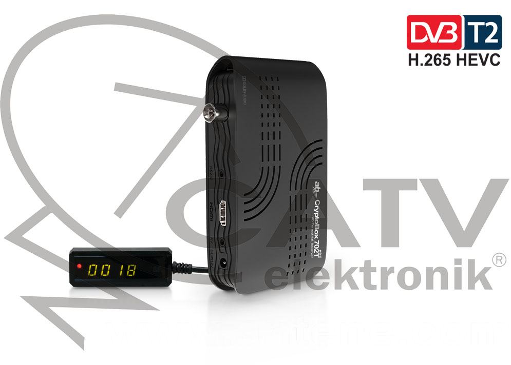 CRYPTOBOX MINI 702T DVBT/DVB-T2 HEVC H.265 HD zemaljski prijamnik