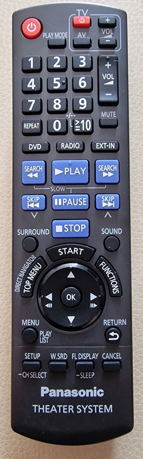 PANASONIC N2QAYB000456 daljinski za THEATER SYSTEM