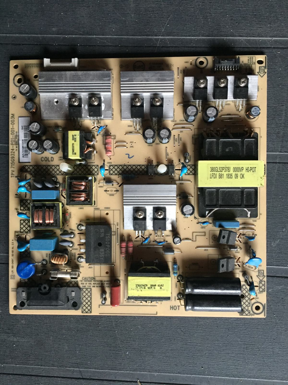 Philips 43 Led TV Napajanje 715G9324-P01-001-003M