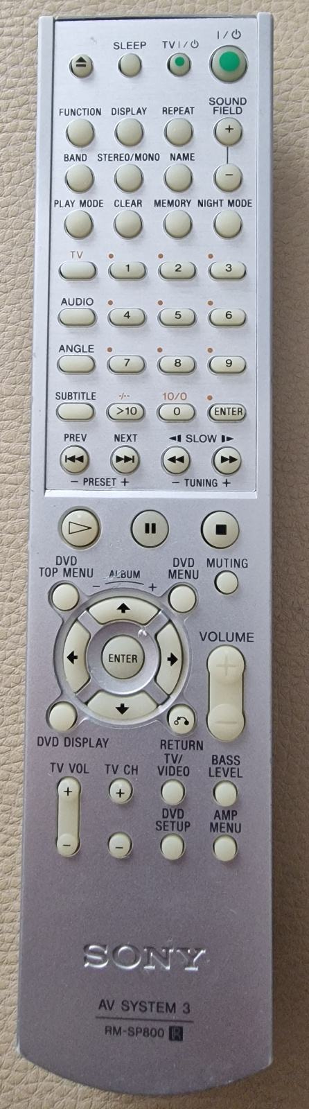 SONY RM-SP800 - AV SYSTEM 3 daljinski