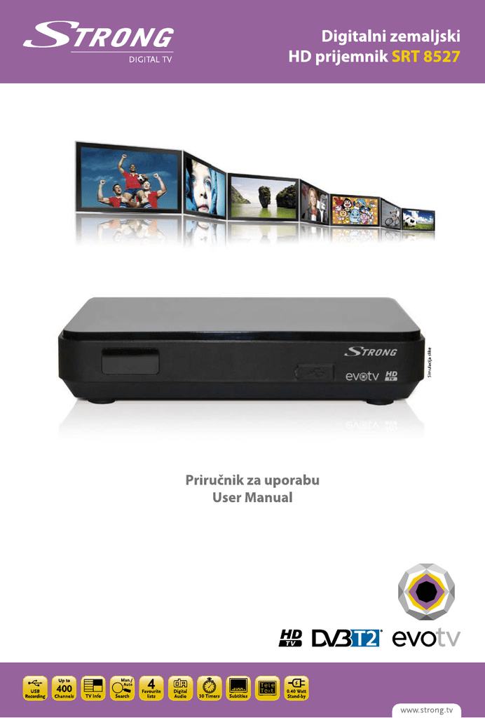STRONG SRT 8527 Evotv HD DVB-T2 prijemnik