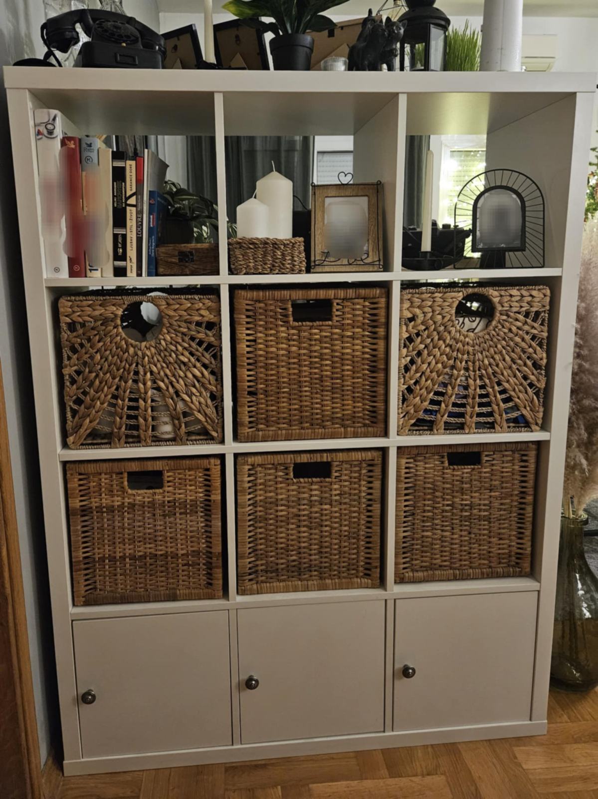 Ikea Kallax bijeli regal 112x147 cm