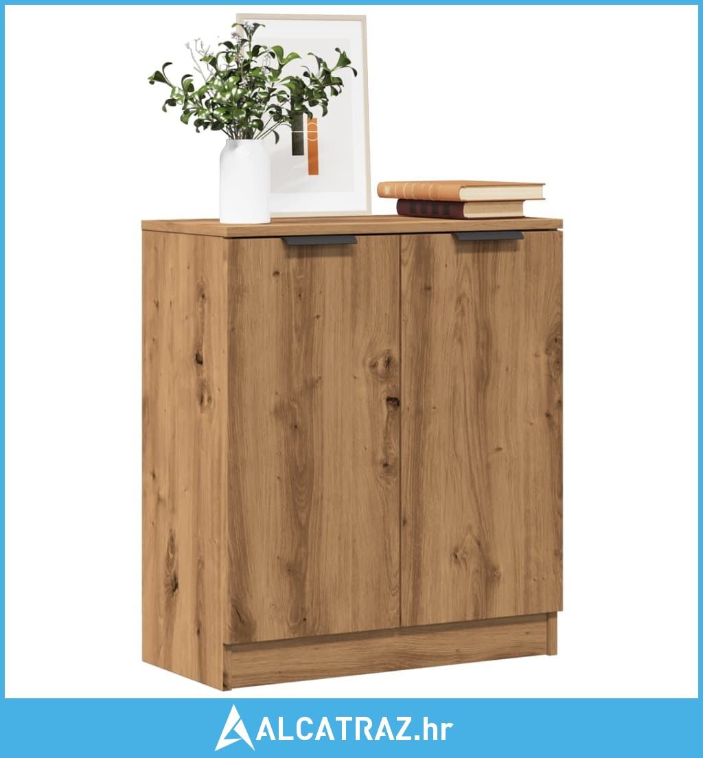 Komoda boja hrasta artisan 60x30x70 cm od konstruiranog drva - NOVO