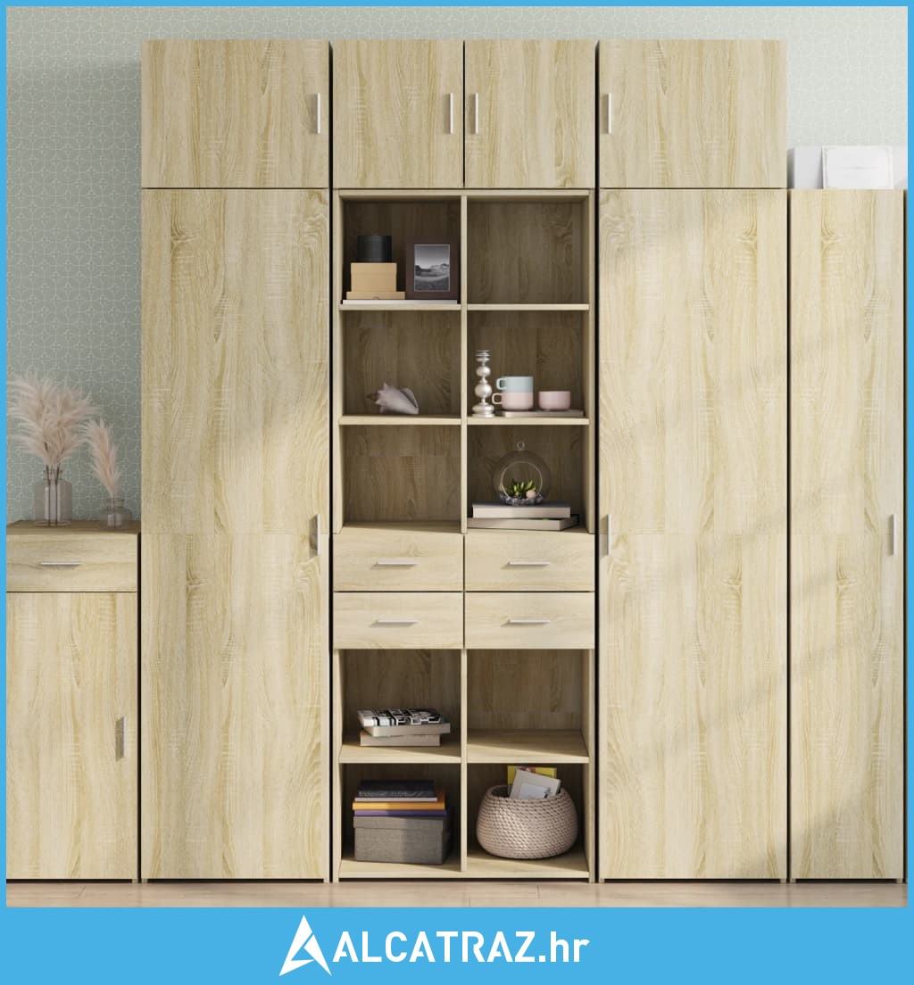 Ormarić za pohranu boja hrasta sonome 70 x 42,5 x 225 cm drveni - NOVO