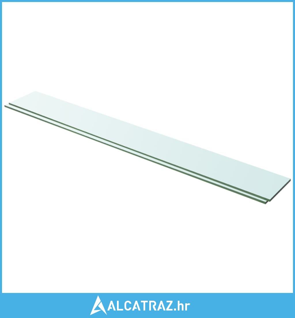 Ploče za police 2 kom staklene prozirne 100 x 12 cm - NOVO