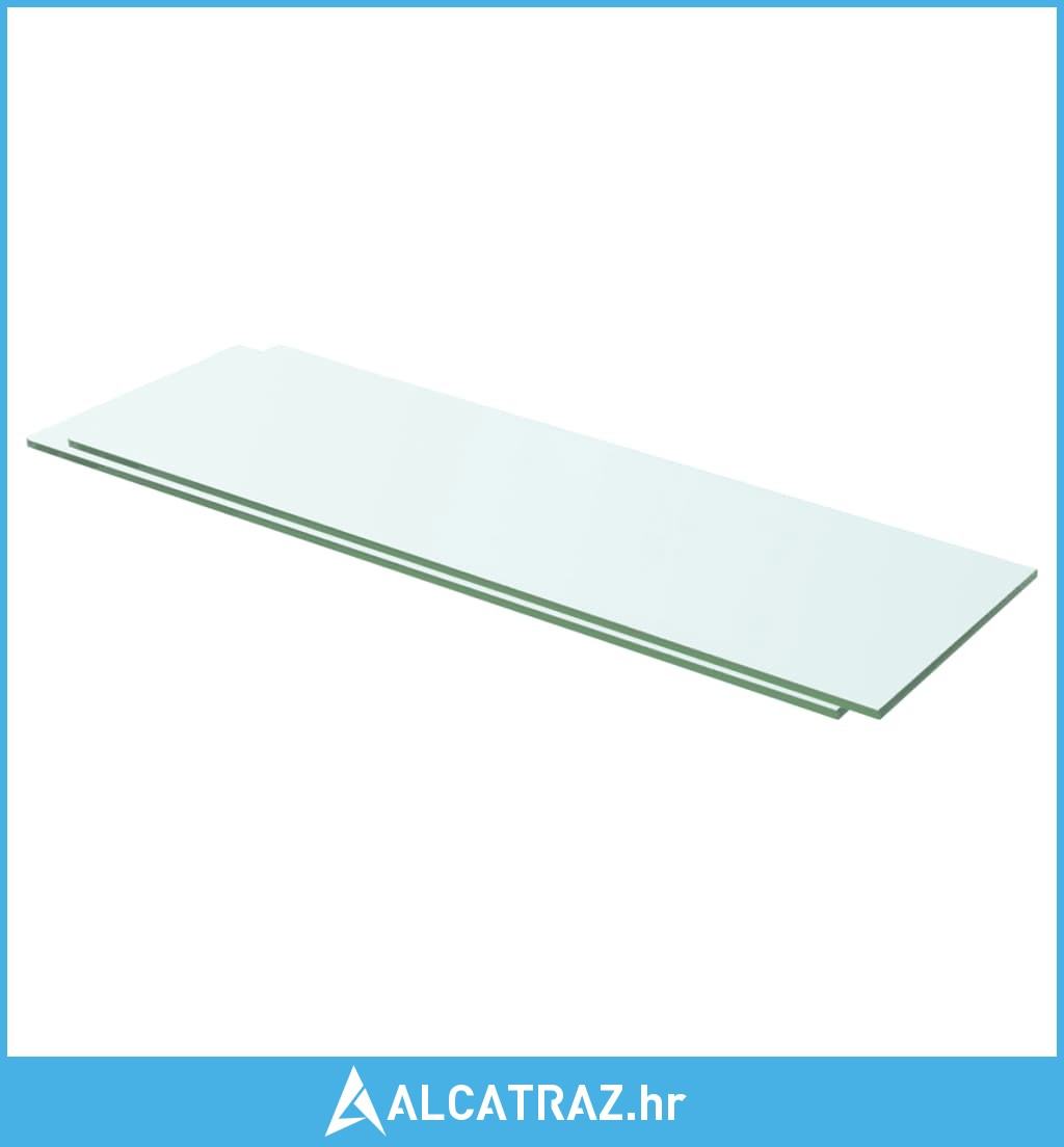 Ploče za police 2 kom staklene prozirne 60 x 15 cm - NOVO