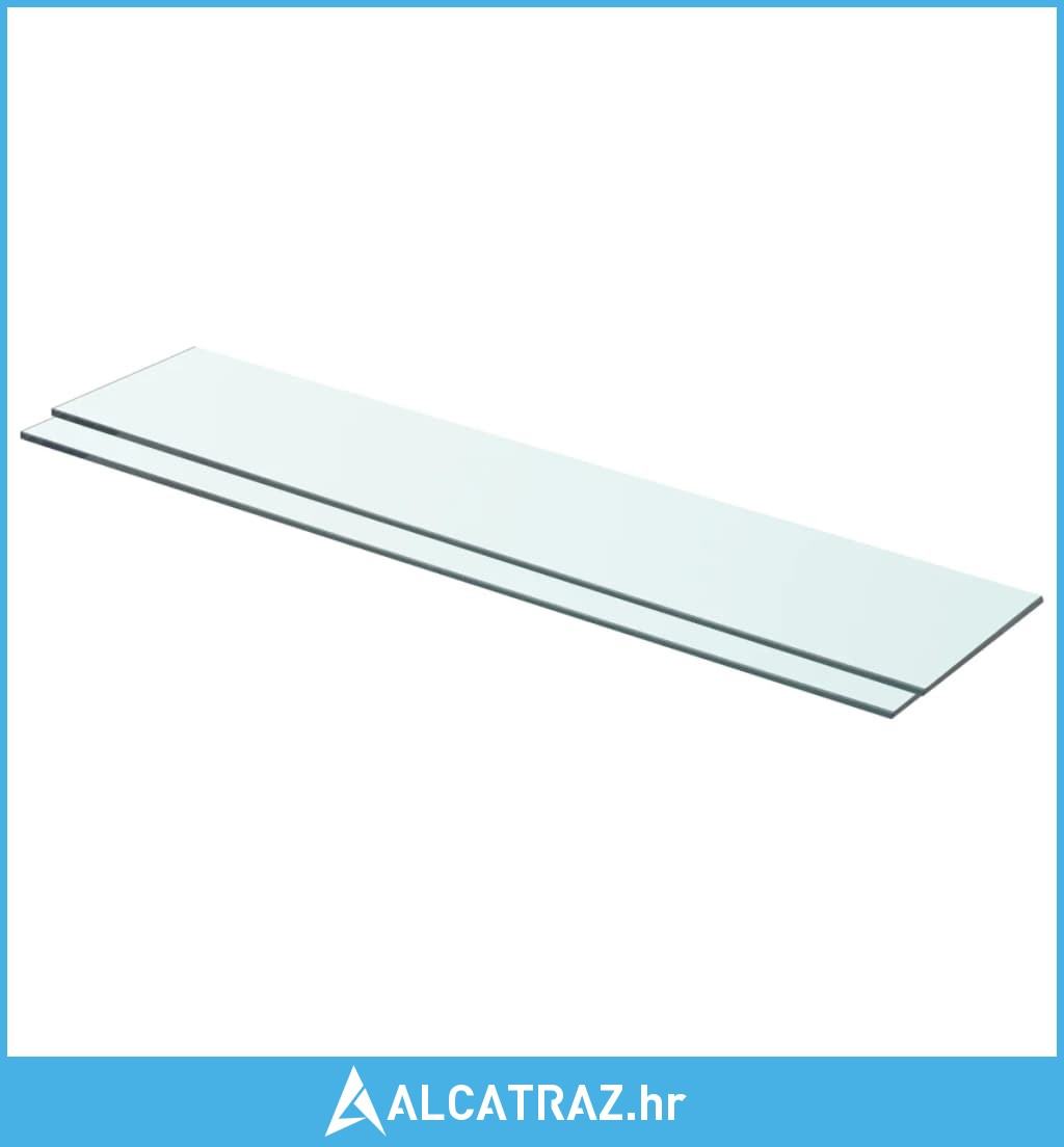 Ploče za police 2 kom staklene prozirne 70 x 15 cm - NOVO