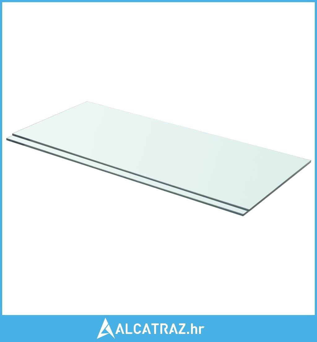 Ploče za police 2 kom staklene prozirne 70 x 30 cm - NOVO