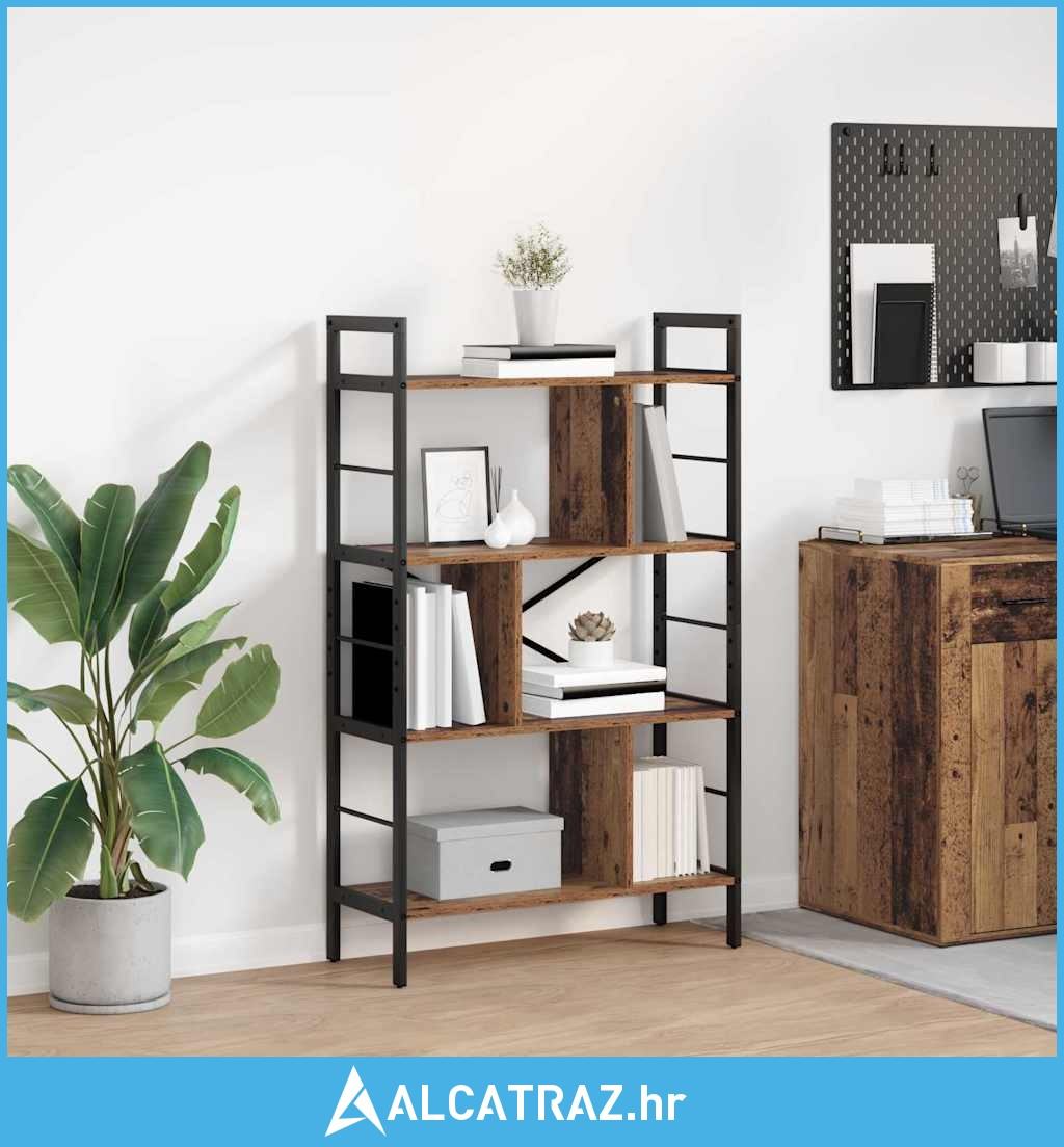 Polica Staro drvo 75 x 30 x 123,5 cm Konstruirano drvo - NOVO