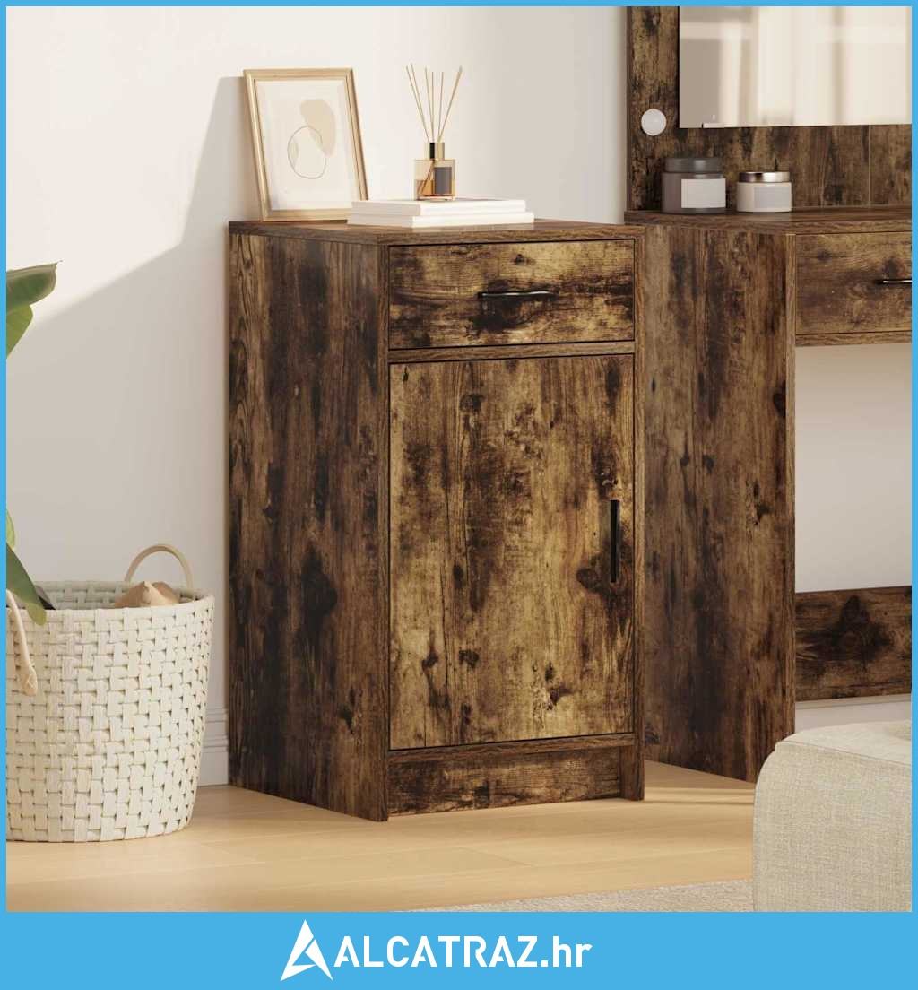 Sideboard Dimljeni Hrast 40x41x75 cm Odabrani drvo - NOVO