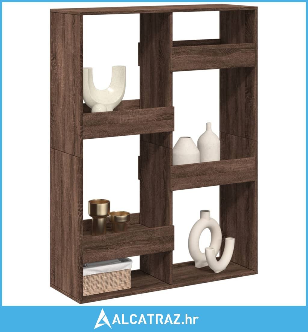 Sobna pregrada boja hrasta 100x33x135 cm konstruirano drvo - NOVO