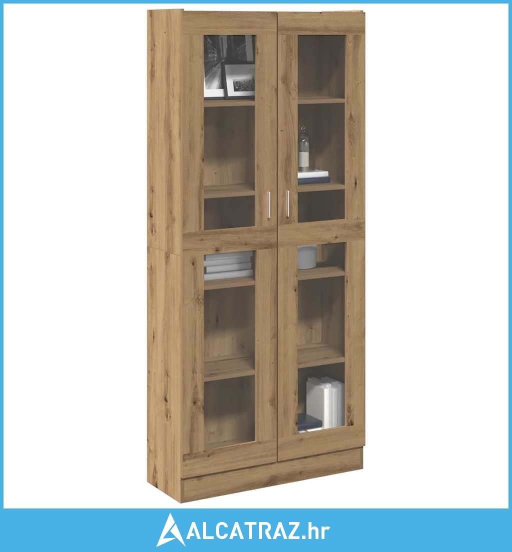 Visoka ploča Artisan hrast 82,5x30,5x185 cm izrađeno drvo - NOVO