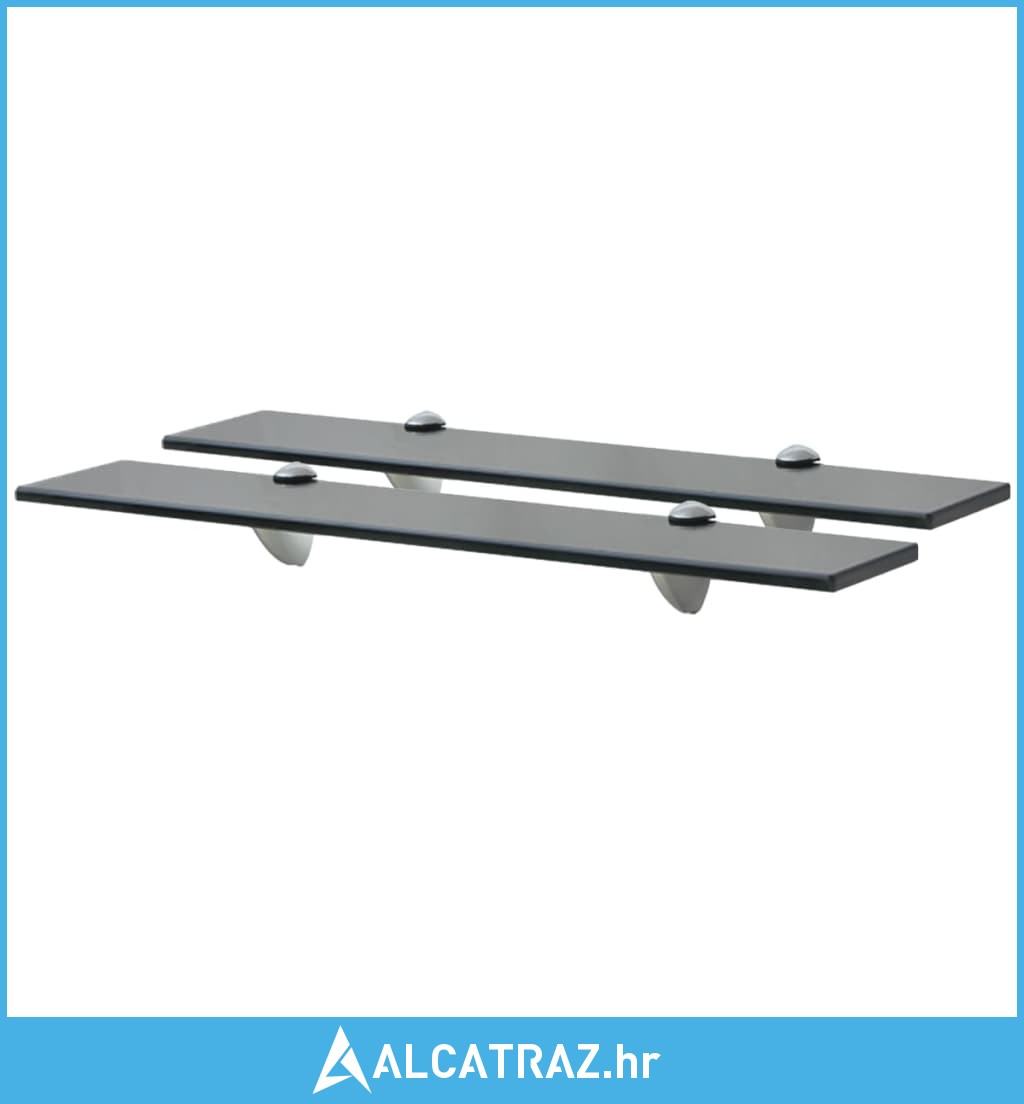 Zidne police 2 kom staklene 60 x 10 cm 8 mm - NOVO