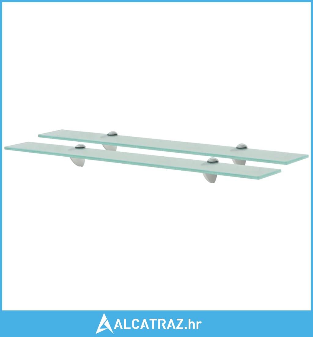 Zidne police 2 kom staklene 70 x 10 cm 8 mm - NOVO