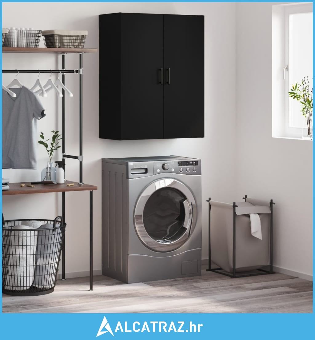 Zidni ormarić crni 69,5 x 34 x 90 cm - NOVO