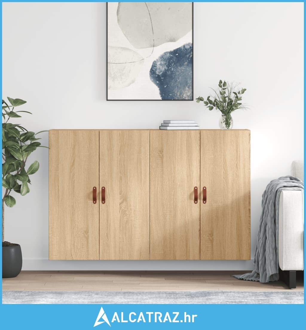 Zidni ormarići 2 kom boja hrasta sonome 69,5 x 34 x 90 cm - NOVO