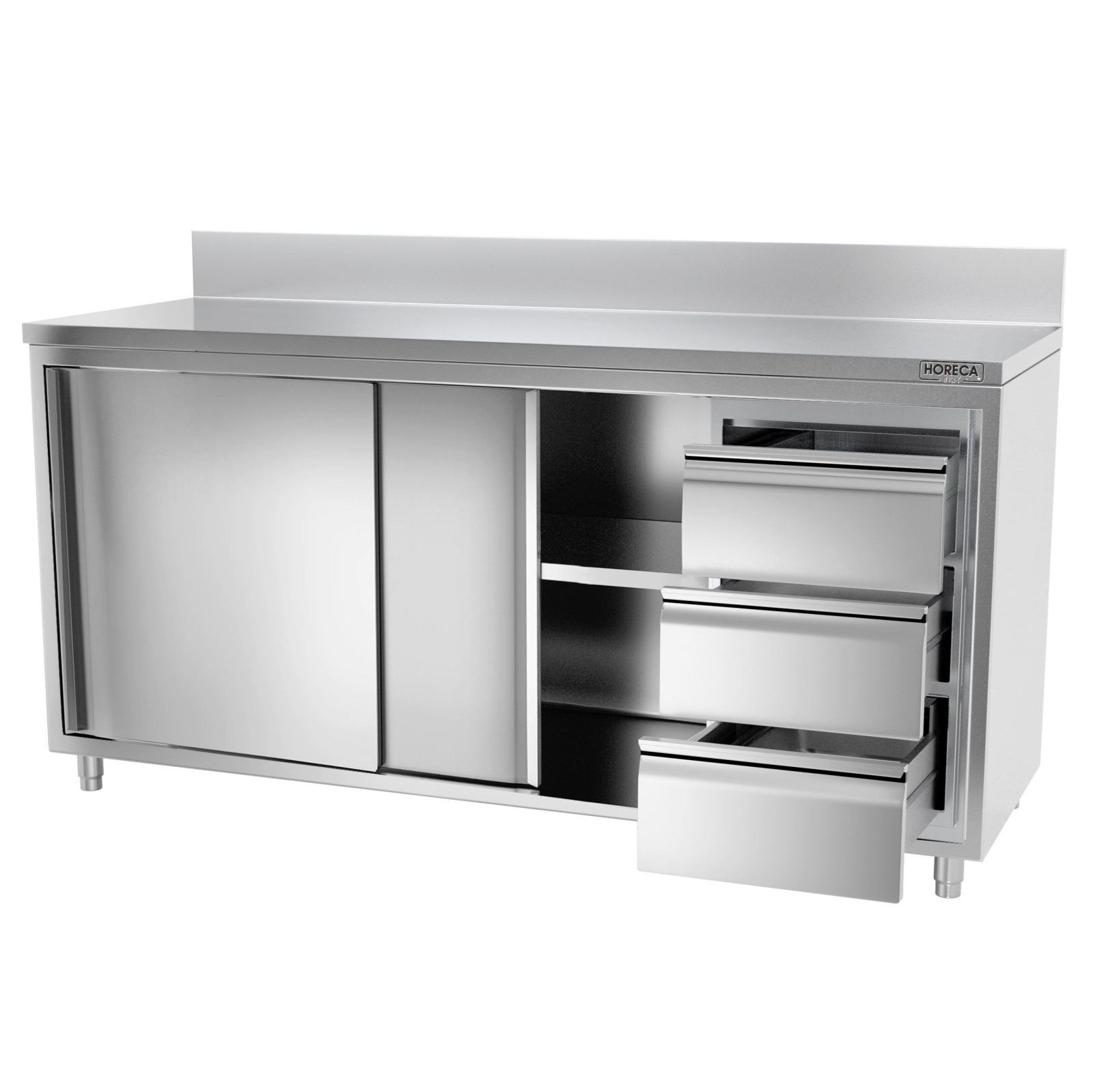 Pult Inox sa vratima i ladicama - ISPORUKA ODMAH