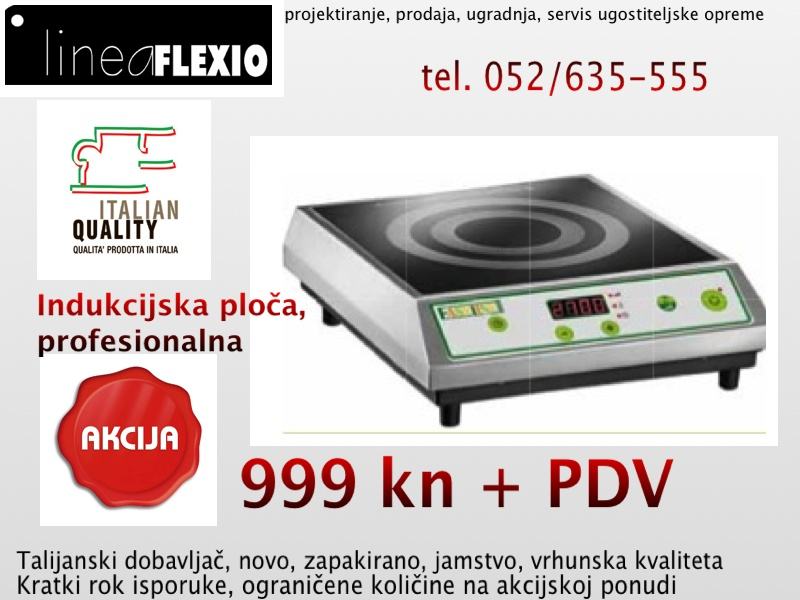 INDUKCIJSKA PLOČA PROFESIONALNA **SUPER AKCIJA**