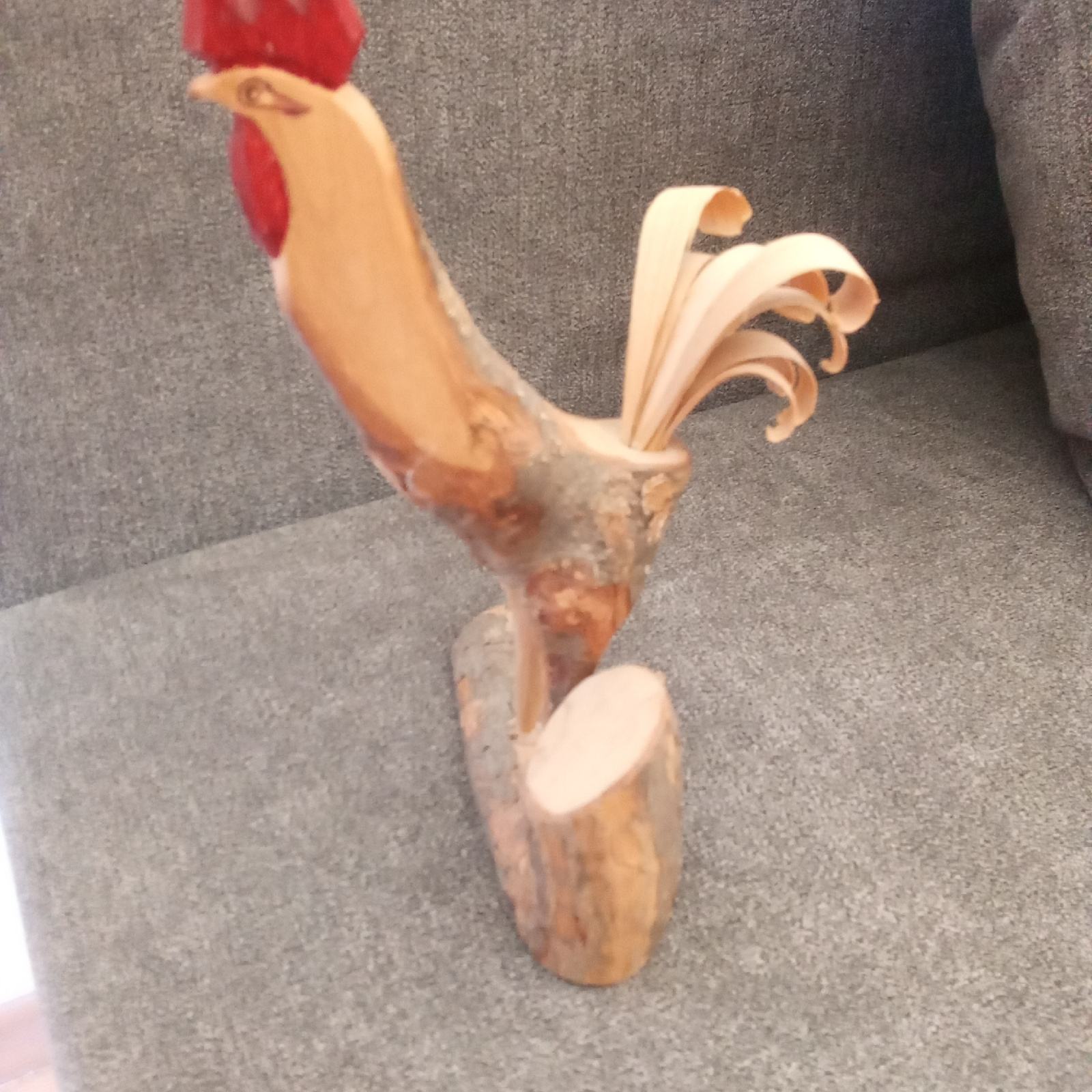 Pjevac od drva,ručni rad 25€