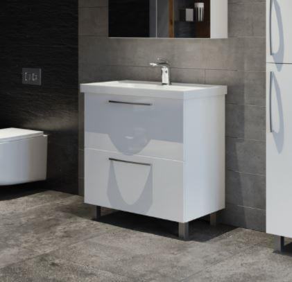 Armal Frame 60 umivaonik + baza Armal Sena 55 s 2 ladice, novo