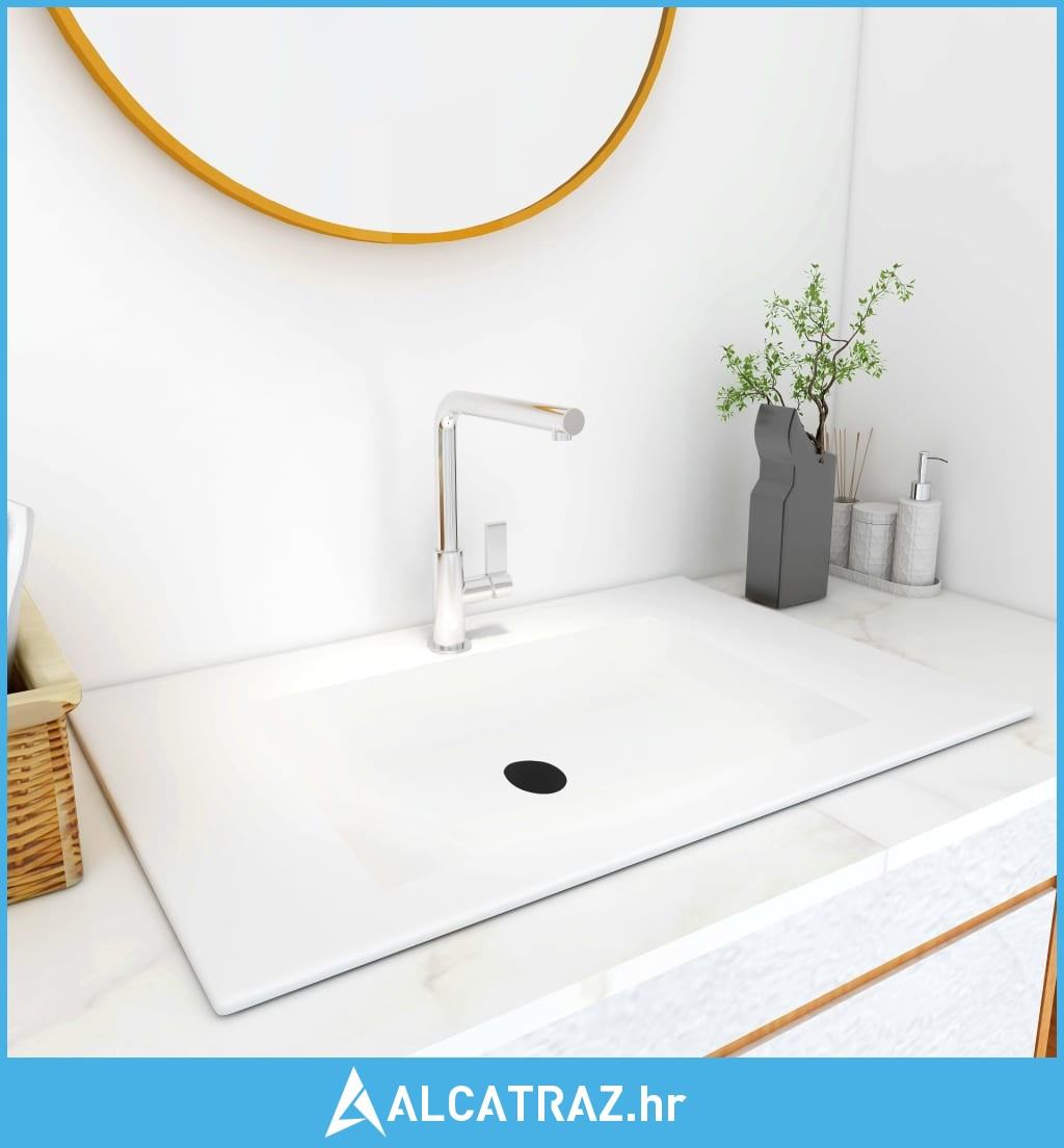 Ugradbeni umivaonik 800 x 460 x 130 mm SMC bijeli - NOVO