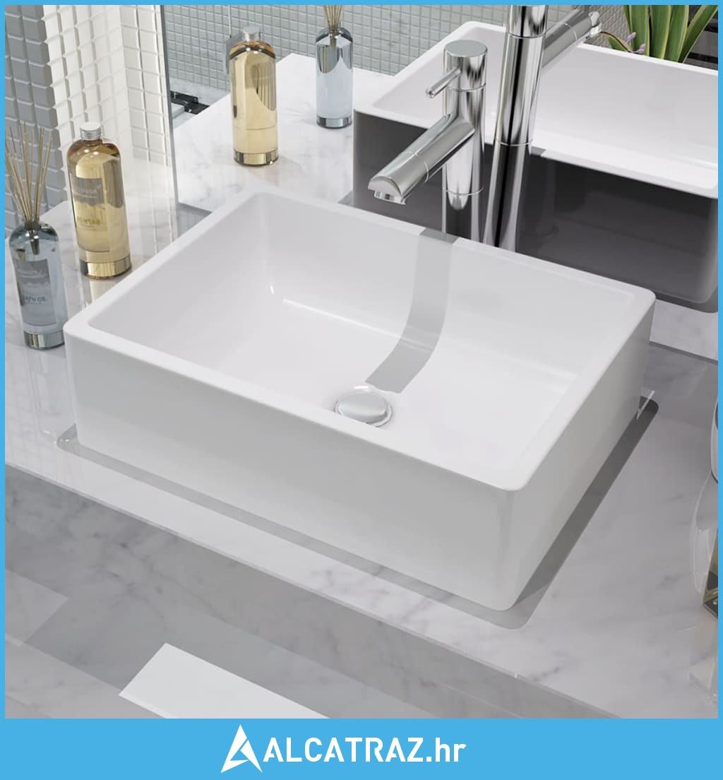 Umivaonik Keramički Bijeli 41x30x12 cm - NOVO