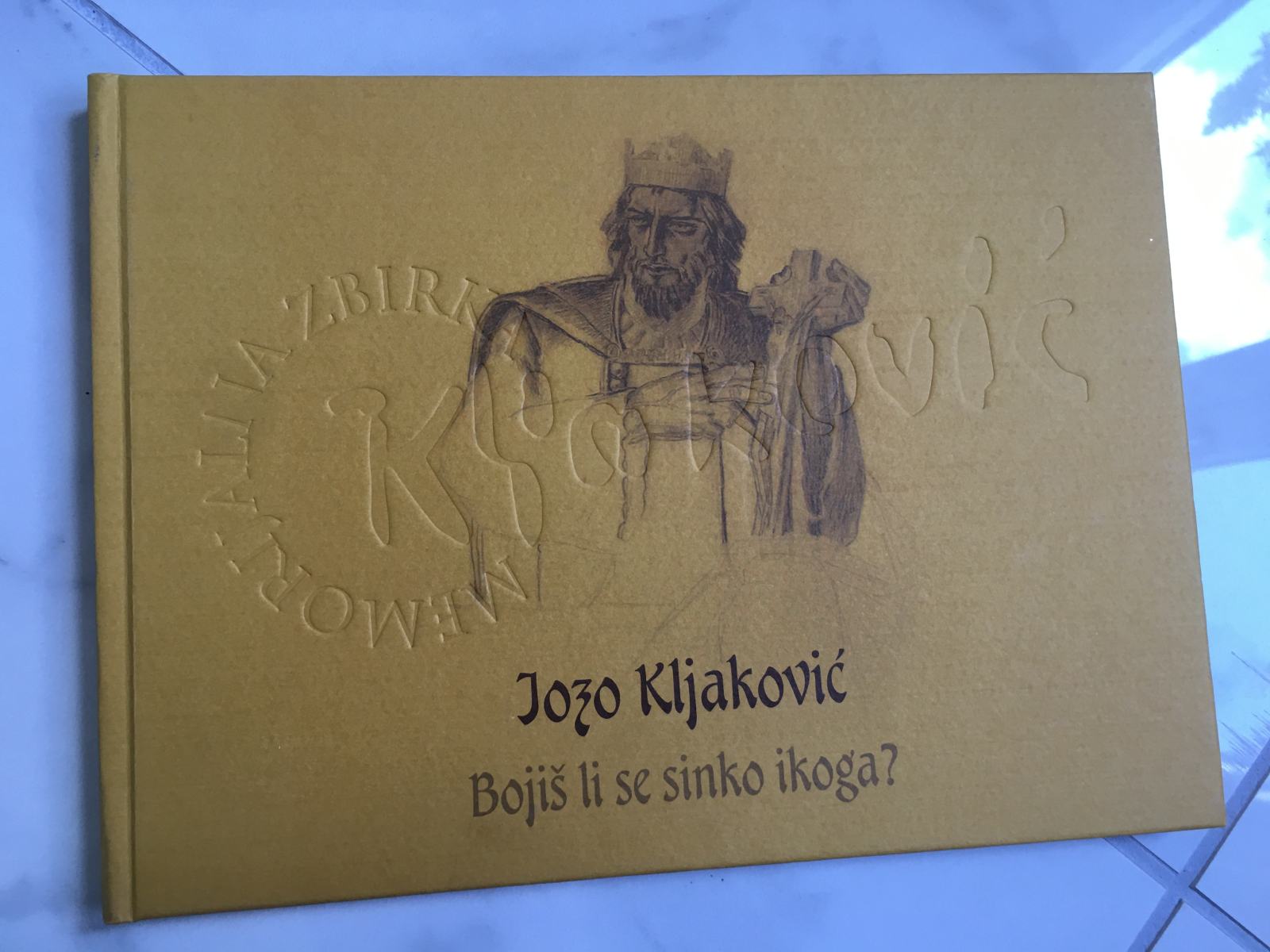 Katalog izložbe JOZO KLJAKOVIĆ, Bojiš li se sinko ikoga?