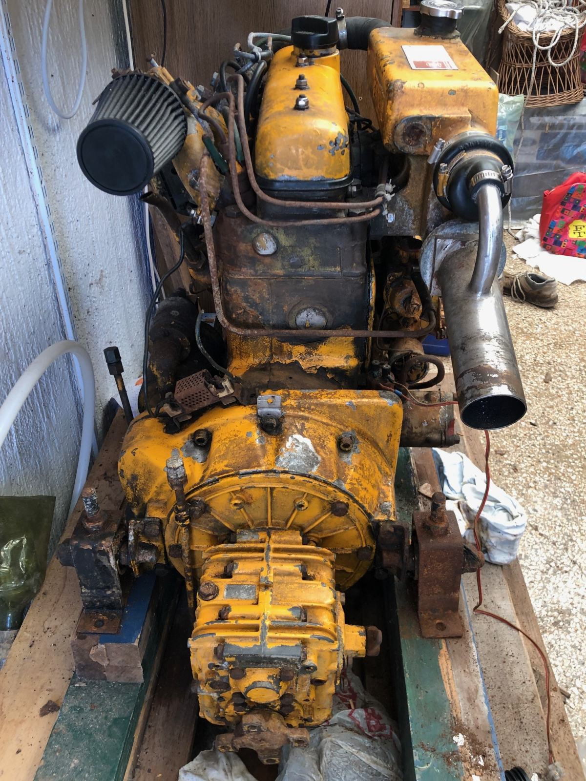 Mercedes OM636 brodski motor sa kopčom