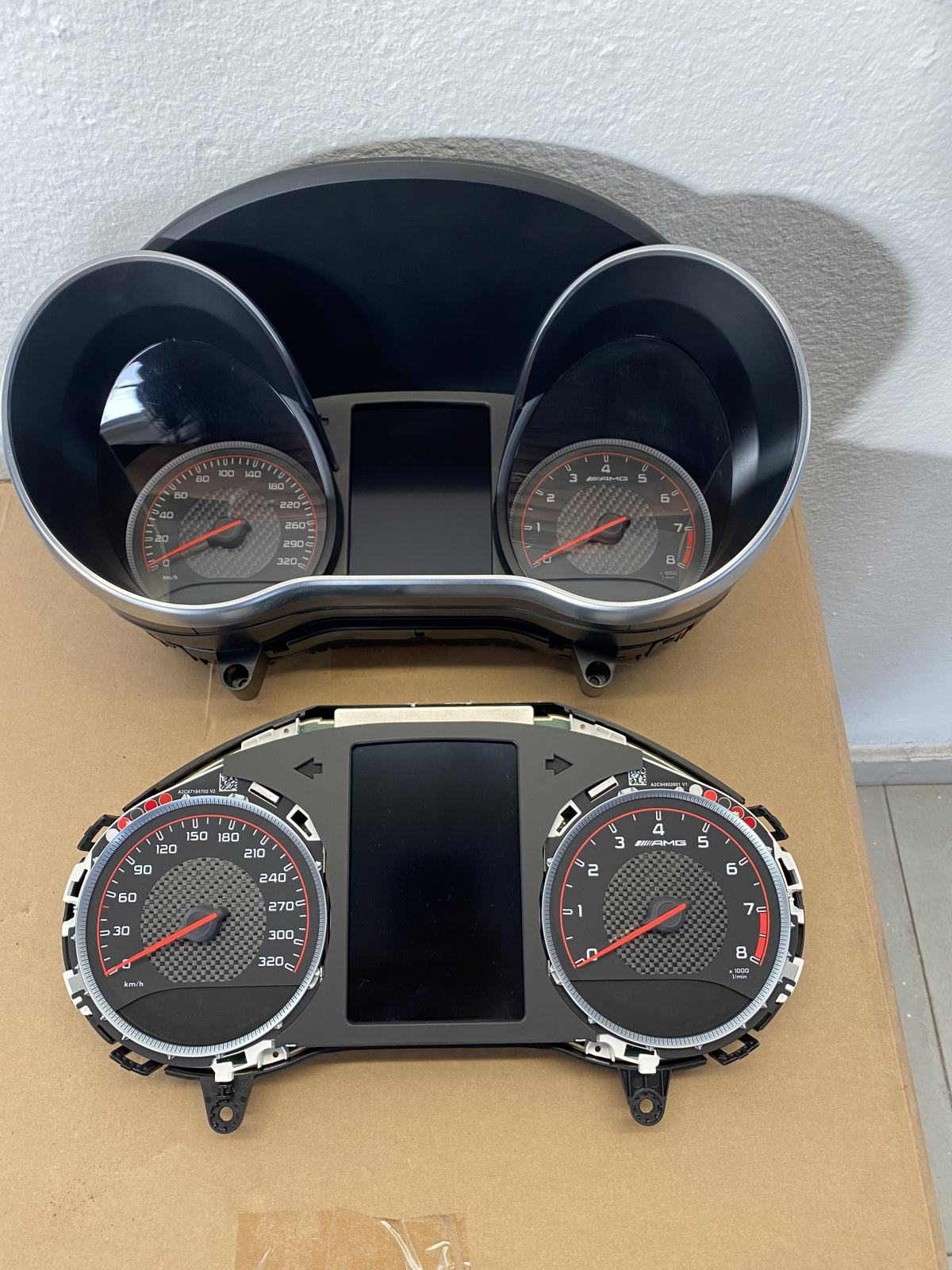Mercedes AMG table, W205 C klasa, W253 GLC T010