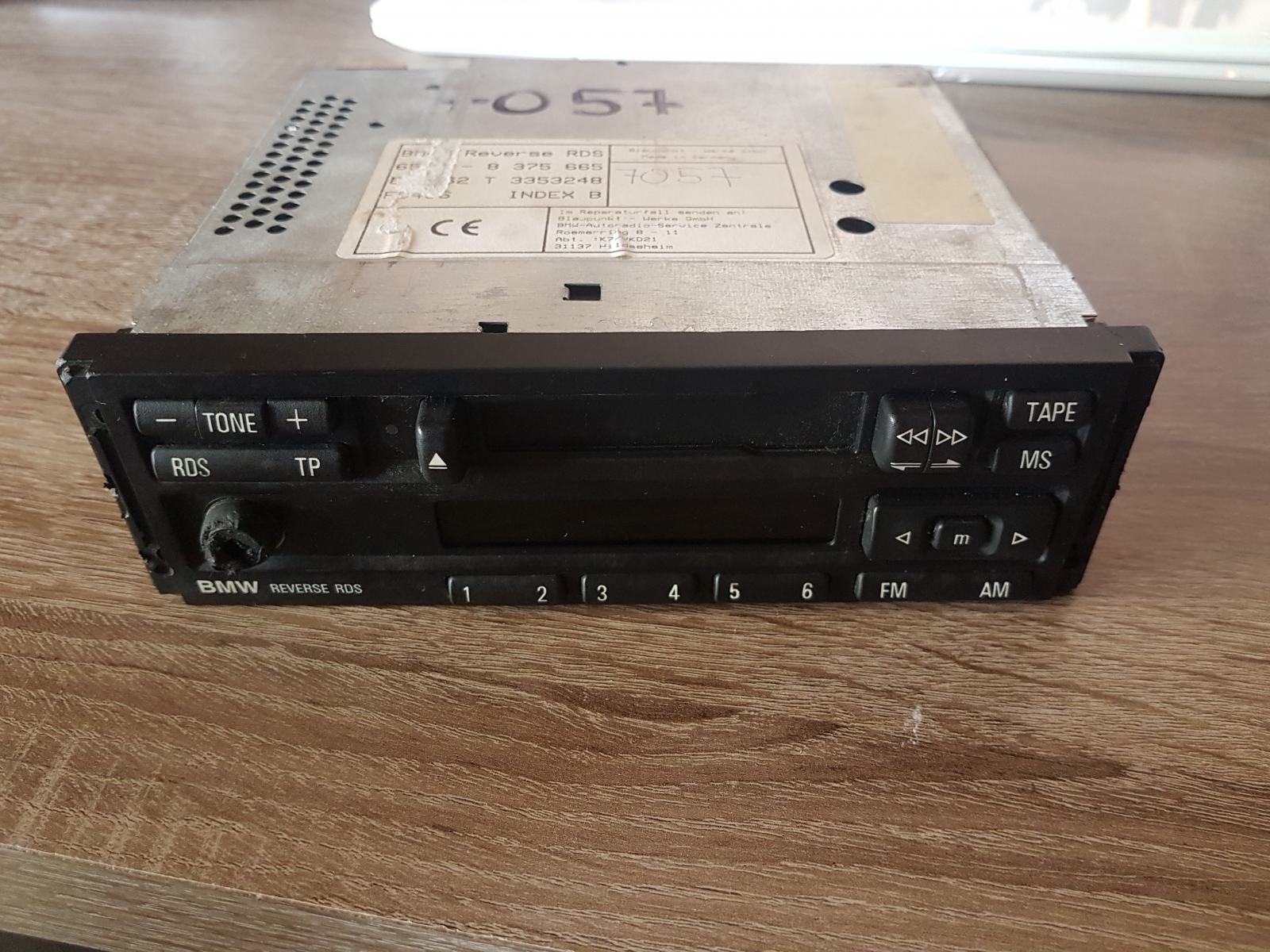 BMW E30 blaupunkt reverse rds radio