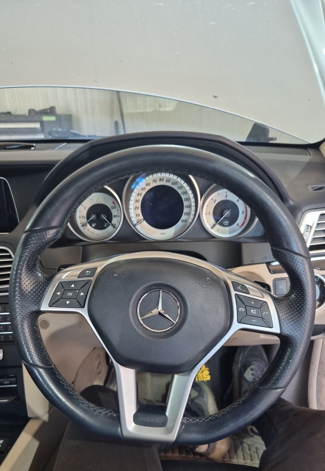 Mercedes C E w204 w207 w212 AMG volan F1 AIRBAG zavojnica