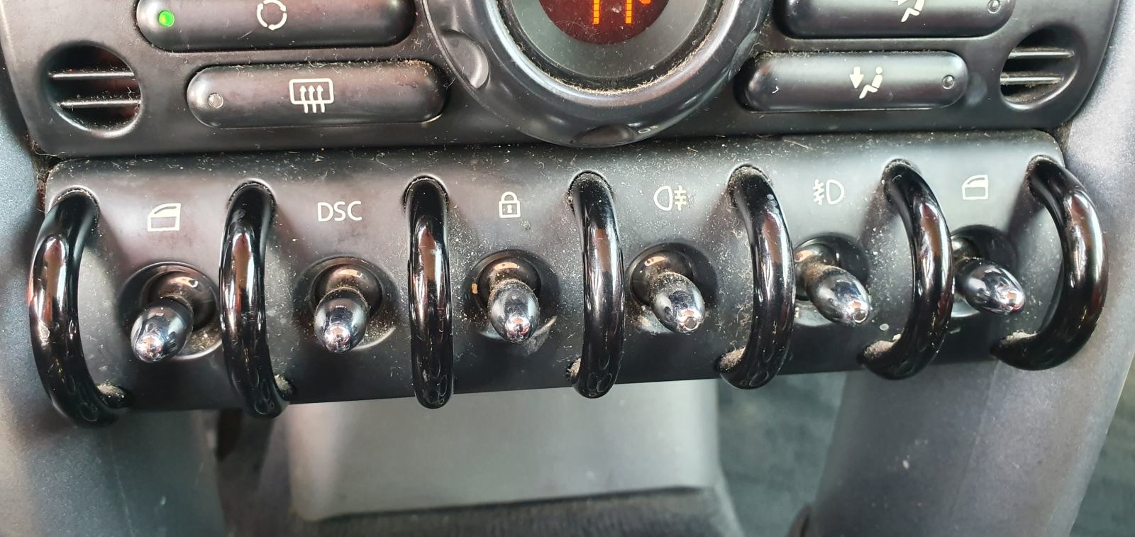 MINI COOPER R50 R52 R53 KOMPLET PREKIDAČI ZA STAKLA, MAGLENKE, DSC