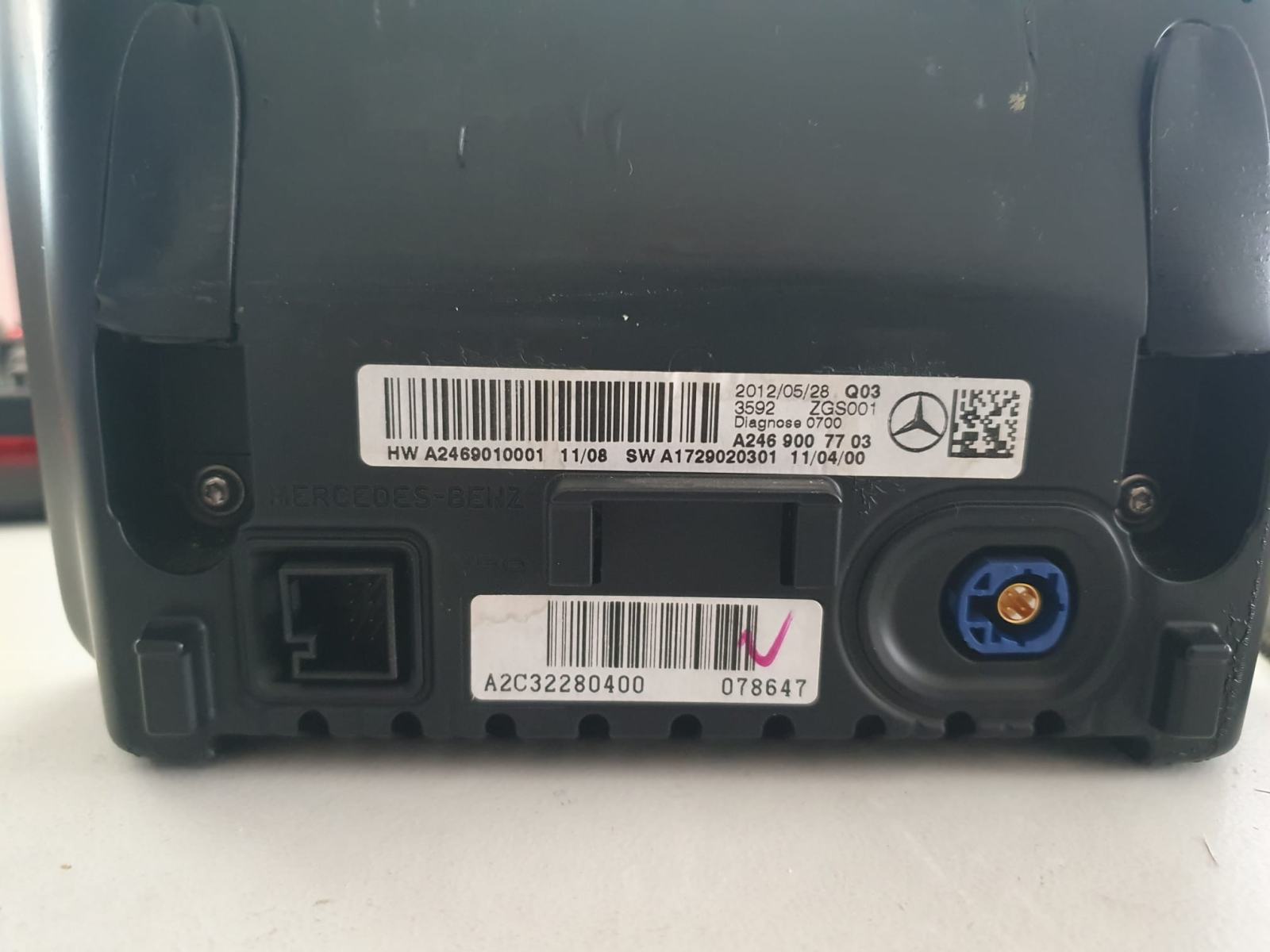 Monitor MERCEDES-BENZ B-CLASS (W246, W242) B 200 (246.243)