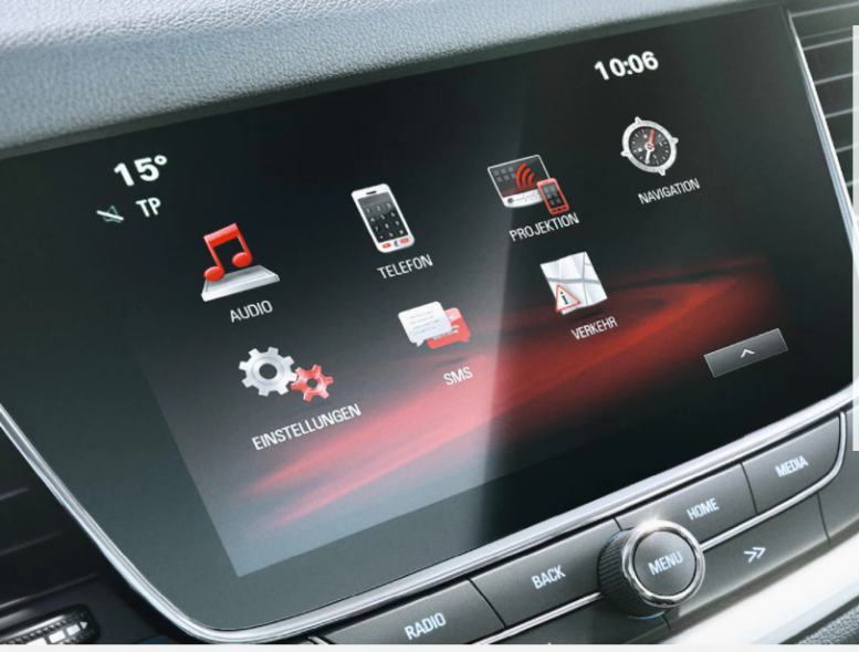 Opel Astra K Display ekran zaslon multimedije IntelliLink Opel servis