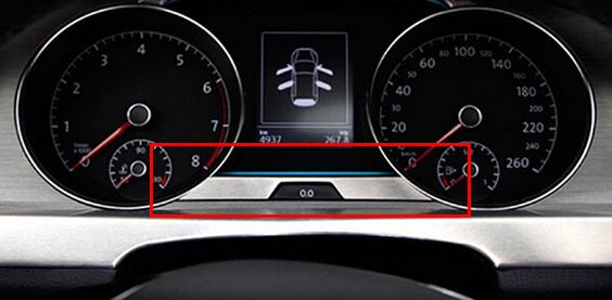 Ukrasna lajsna za kilometar sat VW Golf 7