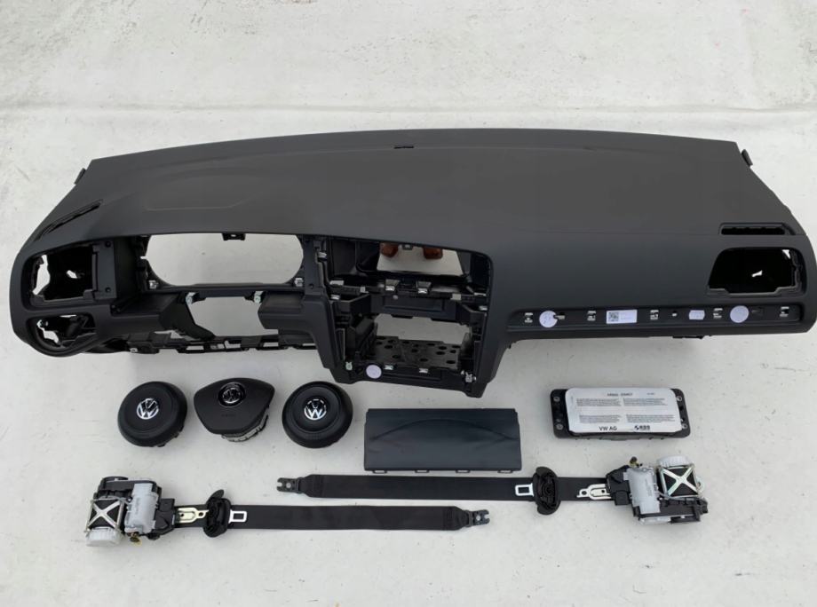 VW GOLF 7 TABLA ORGINAL KOMPLET AIRBAG POJASEVI