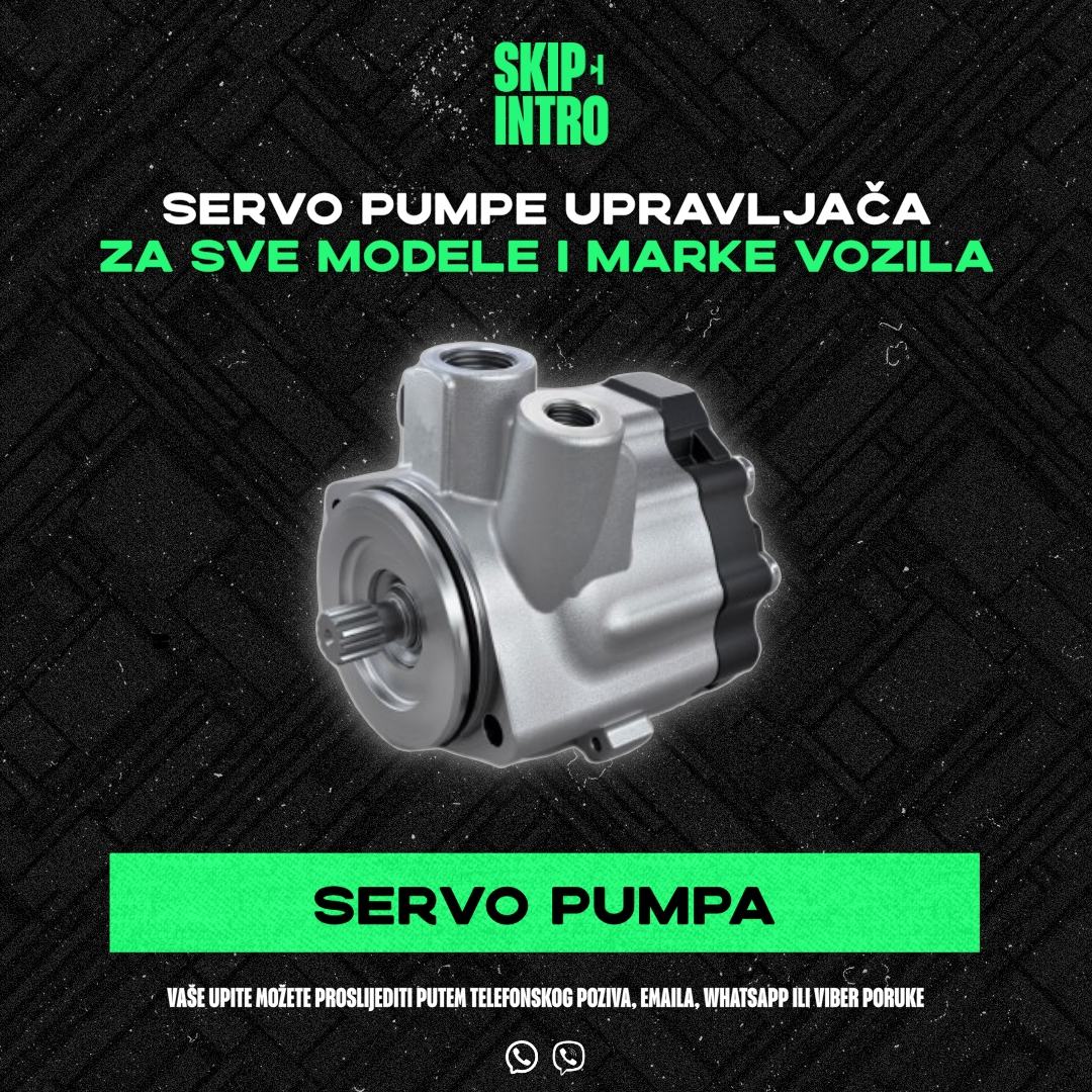 ŠKODA OCTAVIA, SUPERB, FABIA, RAPID, KODIAQ, KAROQ - SERVO PUMPA