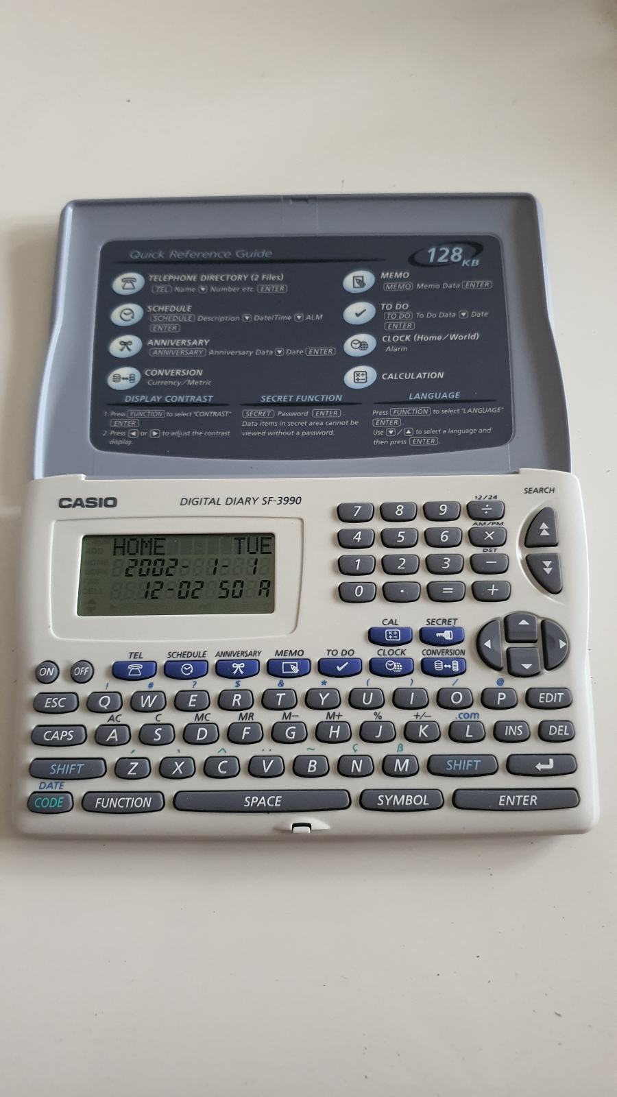 Casio Digital Diary SF-3990