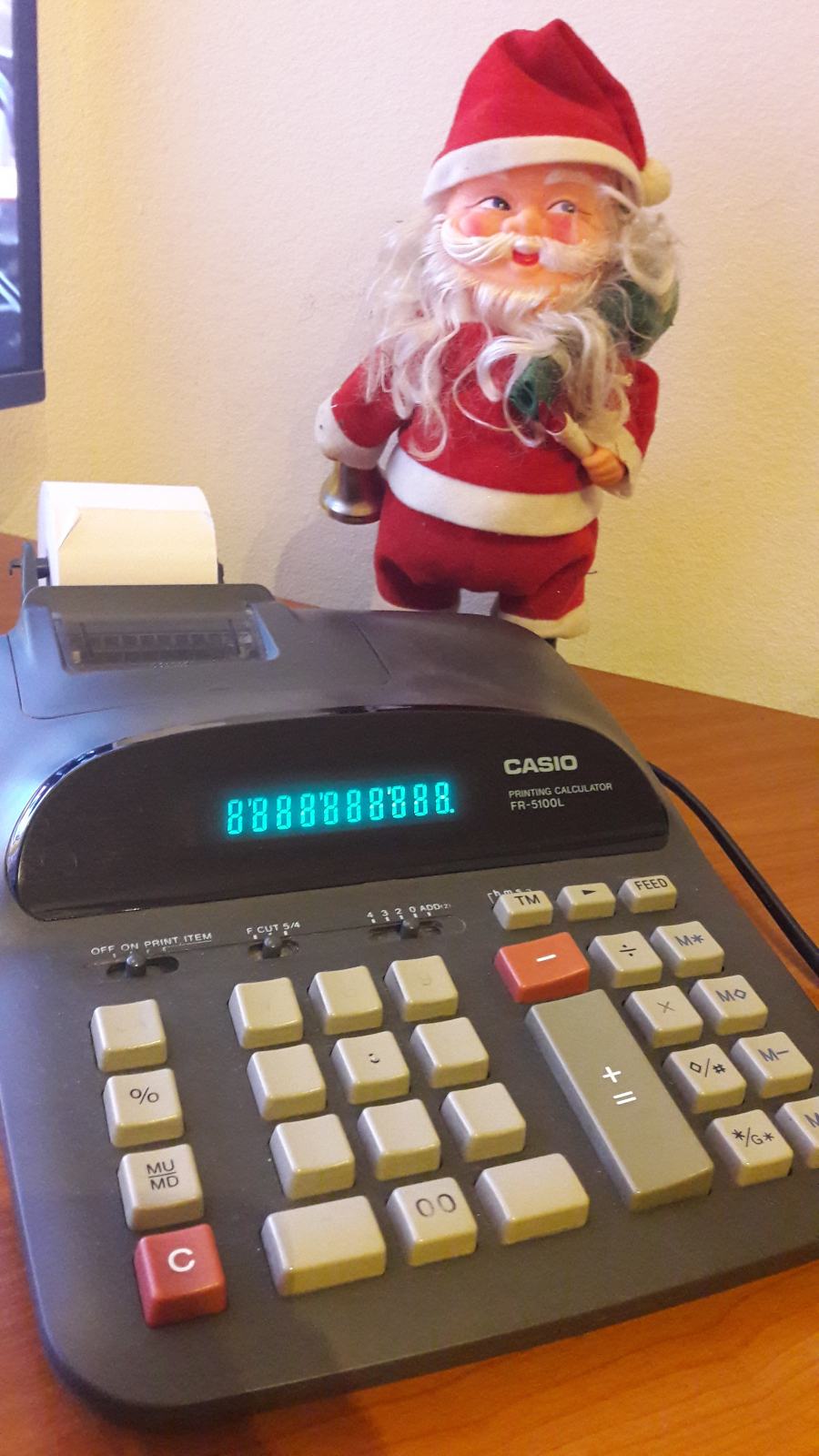 Casio kalkulator- model FR-5100L GYB,* zamjena za razno*