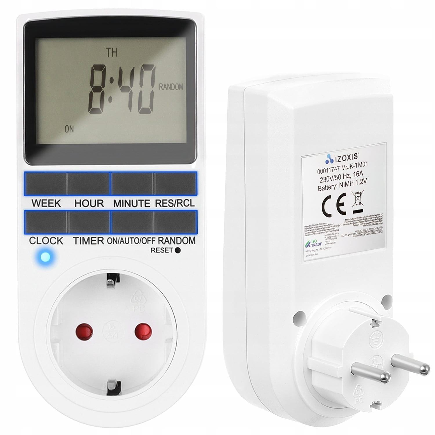 Digitalni LCD satu prebacivanja - Timer 3680W