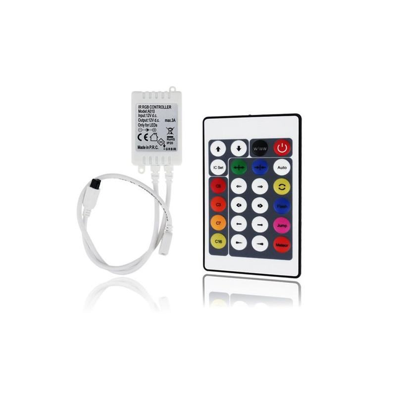 LED RGB regulator 3A 12V 24 KEYS - Magic Controller